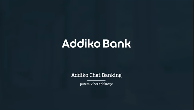 Addiko Chat Banking How to video - Addiko Bank Sarajevo